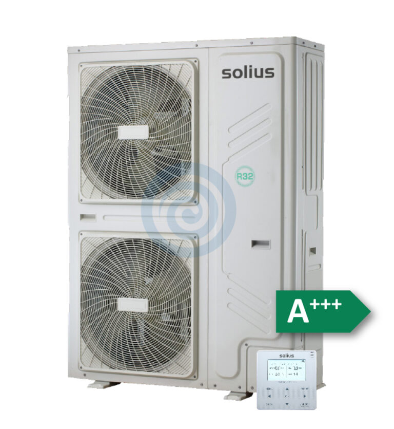 BOMBA DE CALOR SOLIUS AEROBOX INVERTER MAXI TRIFASE - Loja da Climatização
