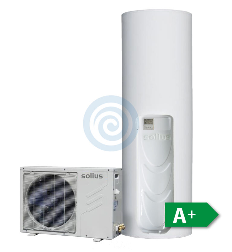 BOMBA DE CALOR SOLIUS ECOTANK SPLIT 300 LITROS C/ SERPENTINA SOLAR ...